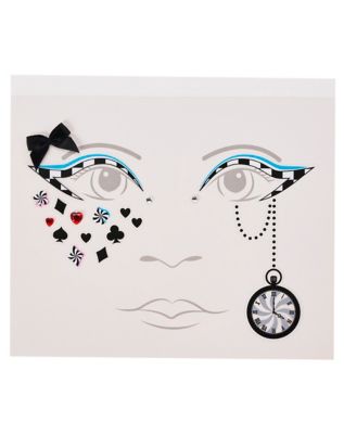 Kids Alice Face Decal - Spirithalloween.com