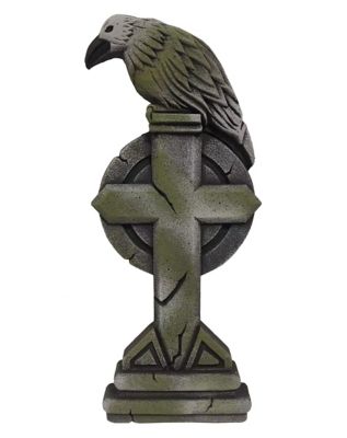 21 Inch Raven Tombstone - Spirithalloween.com