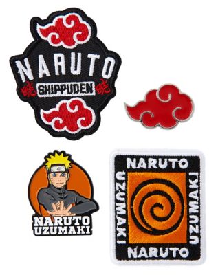 Naruto Patch and Pin Set - Naruto Shippuden - Spirithalloween.com