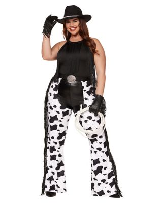Adult Cow Print Chaps - Spirithalloween.com