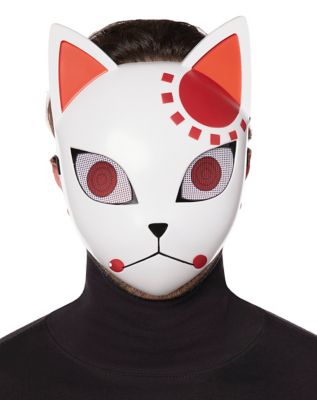 Kids Tanjiro Kamado Half Mask - Demon Slayer - Spirithalloween.com