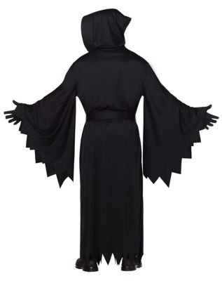 Adult Hooded Black Robe Costume - Spirithalloween.com