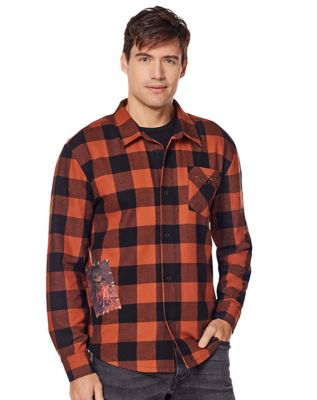 Sam Flannel Shirt- Trick ' Treat - Spirithalloween.com