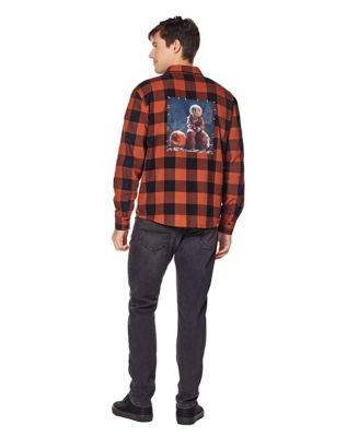 Sam Flannel Shirt- Trick ' Treat - Spirithalloween.com