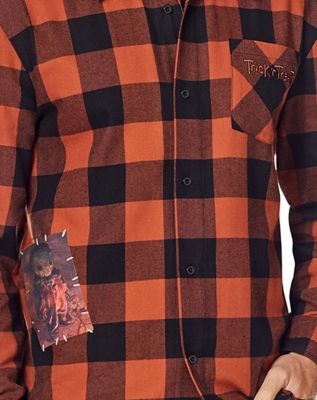 Sam Flannel Shirt- Trick ' Treat - Spirithalloween.com