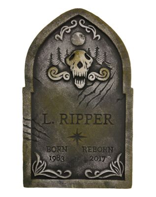 21 Inch L. Ripper Tombstone - Spirithalloween.com