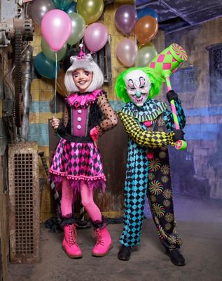 Kids Neon Clown Costume - Spirithalloween.com