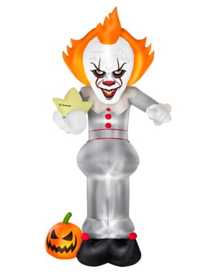 12 Ft Pennywise Light-Up Inflatable Decoration - It - Spirithalloween.com