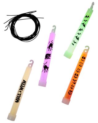 Halloween Glow Sticks Clipart Happy Halloween Glow Wand Stick W Topper