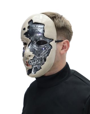 Light-Up Bot Half Mask - Spirithalloween.com