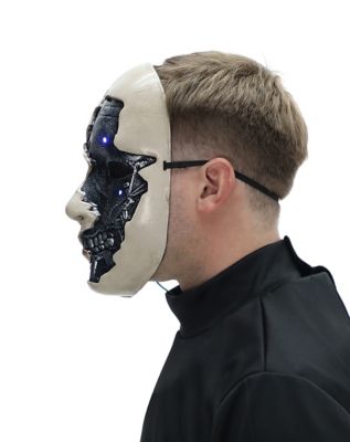Light-Up Bot Half Mask - Spirithalloween.com