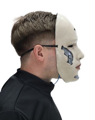 Light-Up Bot Half Mask - Spirithalloween.com