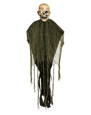 3 Ft Hanging Zombie Skull - Spirithalloween.com