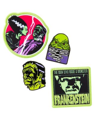 Frankenstein Patch and Pin Set - Universal Classic Monsters ...