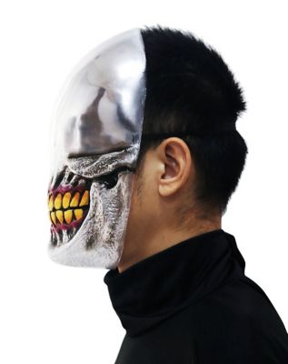 Chrome Smile Half Mask - Spirithalloween.com
