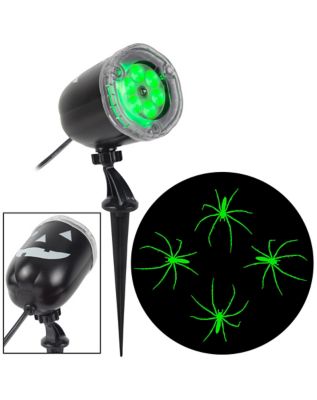 LED Spooky Spider Projection Spotlight - Spirithalloween.com