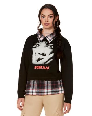 Ghost Face Slasher Flannel Shirt - Spirithalloween.com