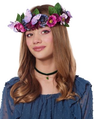 Kids Fairy Flower Crown - Spirithalloween.com