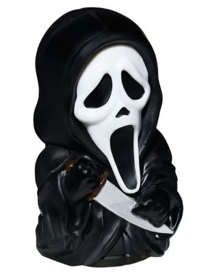 Ghost Face Light-Up Horror Statue - Spirithalloween.com