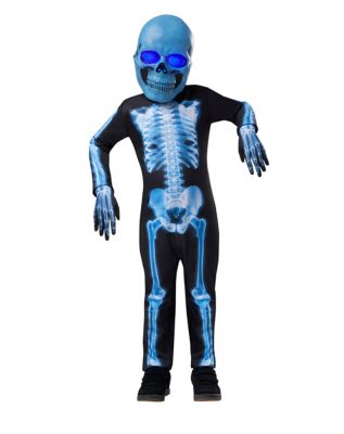 Toddler Blue X-Ray Skeleton Costume - Spirithalloween.com
