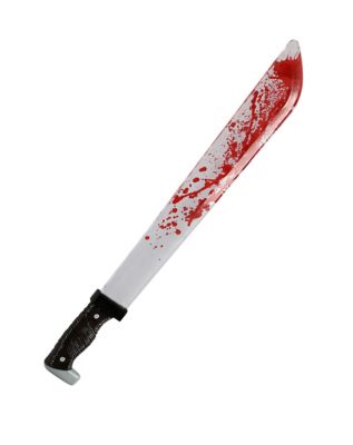 Clear Bloody Machete - Spirithalloween.com
