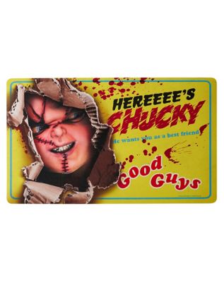 Here's Chucky Doormat - Spirithalloween.com