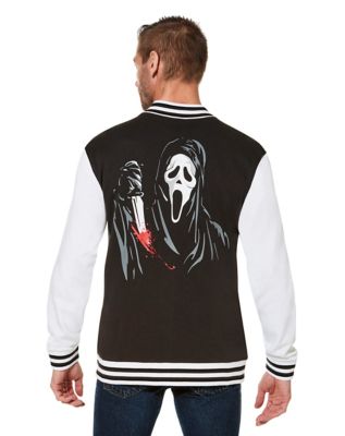 Adult Ghost Face Varsity Jacket - Spirithalloween.com