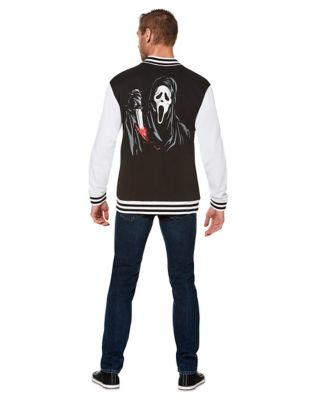 Adult Ghost Face Varsity Jacket - Spirithalloween.com