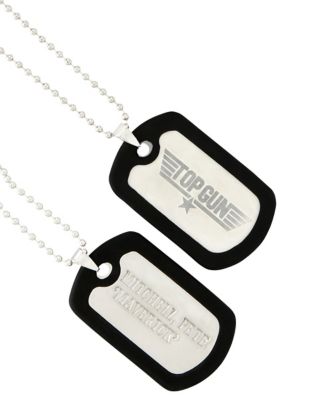 Maverick Dog Tag Necklace - Top Gun - Spirithalloween.com