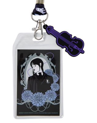 Wednesday Addams Lanyard - The Addams Family - Spirithalloween.com