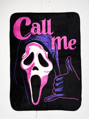Call Me Double Sided Fleece Blanket - Ghost Face - Spirithalloween.com