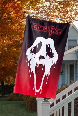 Ghost Face Drip Flag - Spirithalloween.com