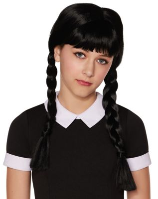 Kids Braided Wig with Bangs - Spirithalloween.com