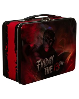 Jason Voorhees Tin Lunch Box - Friday the 13th - Spirithalloween.com