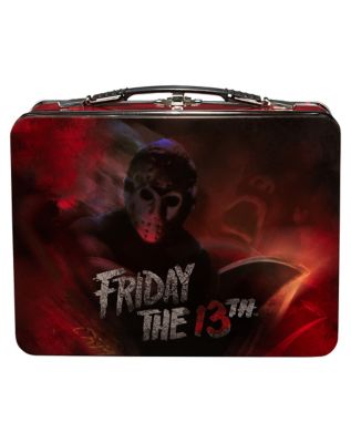 Jason Voorhees Tin Lunch Box - Friday the 13th - Spirithalloween.com