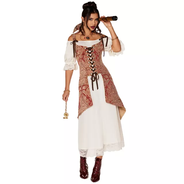 Adult Pirate Dress Costume Deluxe - Spirithalloween.com