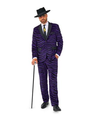 Adult Purple Tiger Pimp Suit Costume - Spirithalloween.com