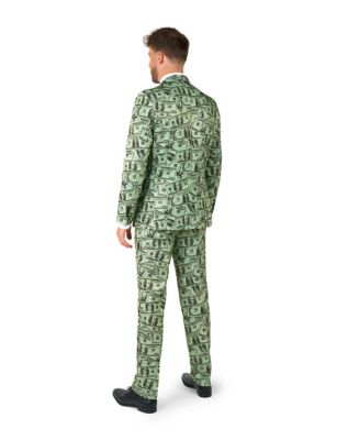 Adult Money Printed Suit Costume - Spirithalloween.com