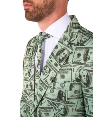 Adult Money Printed Suit Costume - Spirithalloween.com