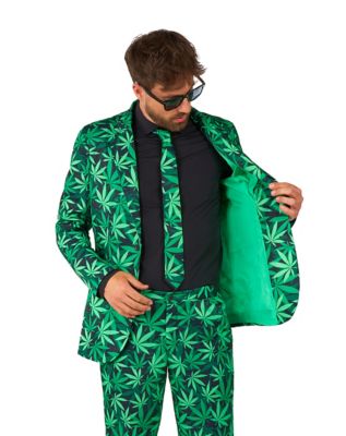Groovy Green Leaf Suit - Spirithalloween.com