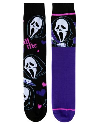 Ghost Face ® Crew Socks - 2 Pack - Spirithalloween.com