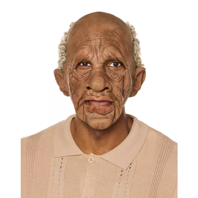 Moving Mouth Grandpa Mask - Spirithalloween.com