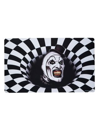 Art the Clown Head Doormat - Terrifier - Spirithalloween.com