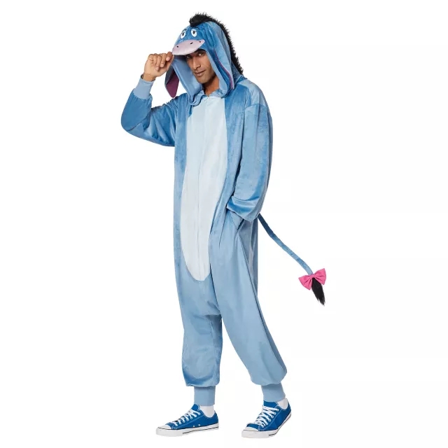 Adult Eeyore Jumpsuit Costume - Spirithalloween.com