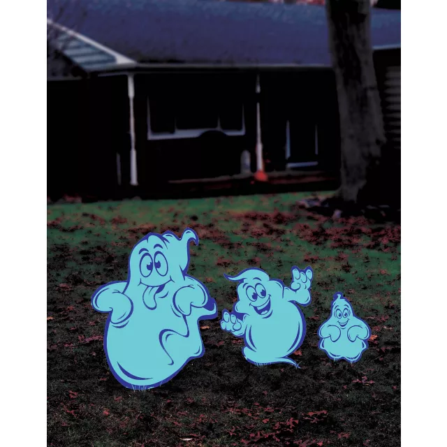 Silly Ghosts Signs Lawn Decor Set - Spirithalloween.com