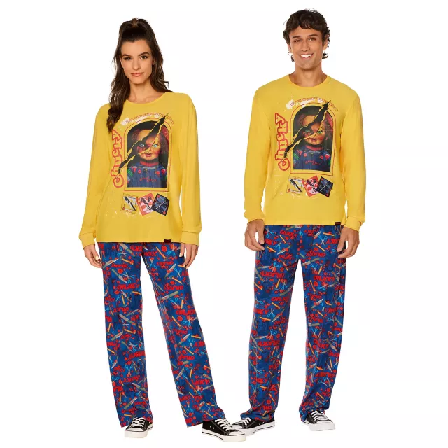 Adult Chucky Slashed Pajama Set - Spirithalloween.com