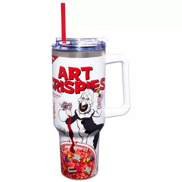 Art Crispies Travel Tumbler with Straw 40 oz. - Terrifier ...