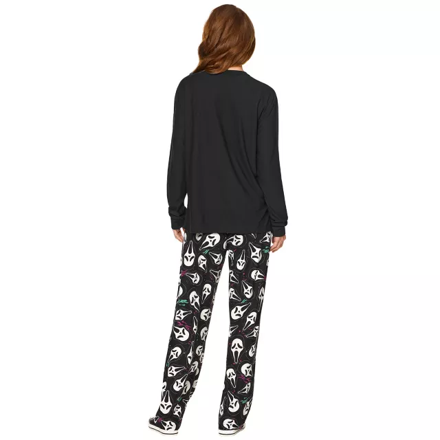 Adult Ghost Face Scary Movie Pajama Set - Spirithalloween.com