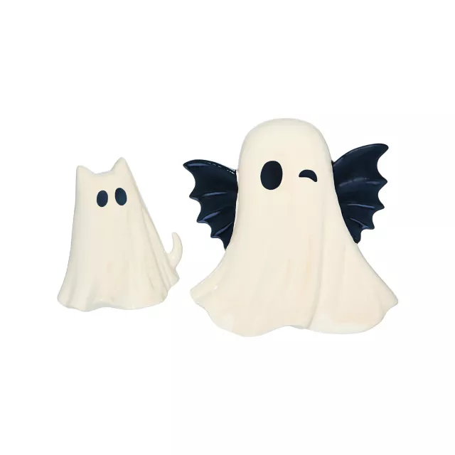 Multi-Pack Bat and Cat Ghost Wall Mounts - 2 Pack - Spirithalloween.com