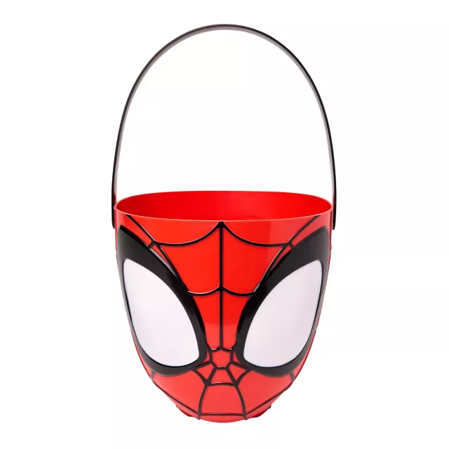 Spider-Man Red and Black Treat Bucket - Marvel - Spirithalloween.com